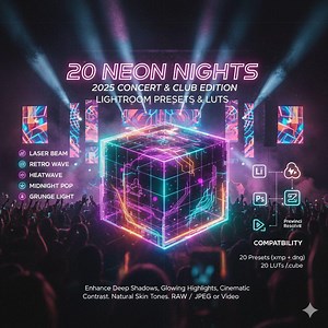 Neon Procreate Brushes | Glow Effect Brush Set, Color Palettes (digital Download) - Etsy