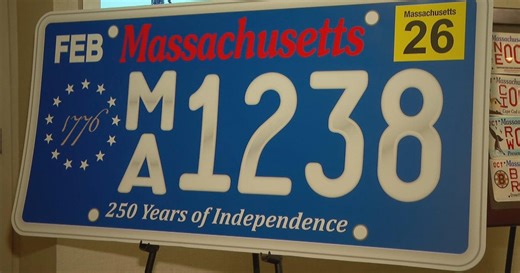 New blue license plate in Massachusetts shatters sales records