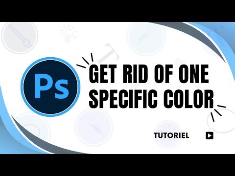 How to get rid of a certain color in Photoshop