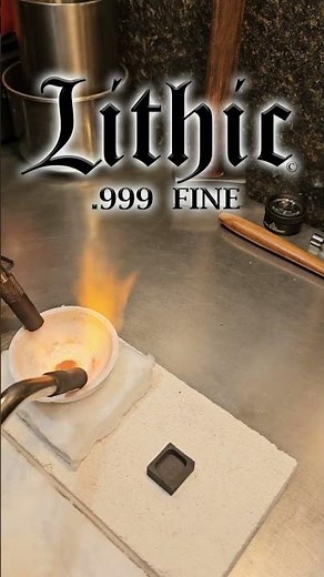 Hand Pouring My 100th 1oz Gold Bar .999 Fine Lithic Metals