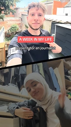 2.1K views | Binnenkijken in een week bij twee totaal verschillende jobs  #vdab #droomjobs #journalist #presentator #projectmanager | VDAB | Facebook