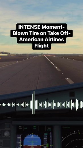 1.1M views · 4K reactions | INTENSE Moment- Blown Tire on Take Off-American Airlines Flight #Atc #aviation #plane #pilot #airplane #avgeek #airport #sky | Flight Simulator Fantasy | Facebook