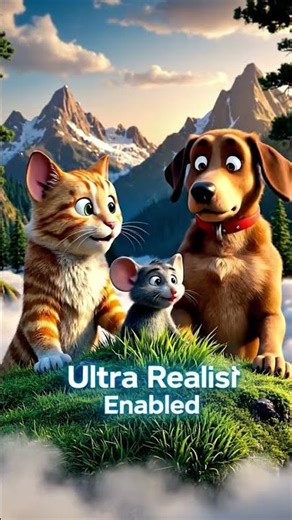 REALITY MODE ACTIVATED?! 😱🖱️ #funnycartoon #cartoon #ytshorts #3danimation #tomandjerry #cat #funny