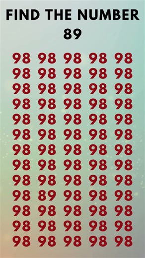 Find the number 89! #gaming #youtubeshorts