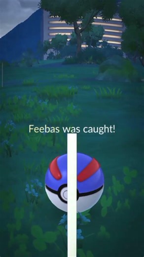 Catching Shiny Feebas in #pokémongo #pokemongame #pokemongo #shinypokemon #reels #pokemonevolution