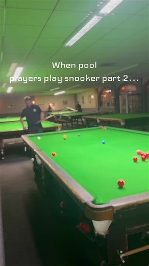 The Skipper still finding his feet on the big table 🫠 #Snooker #Social #Practice