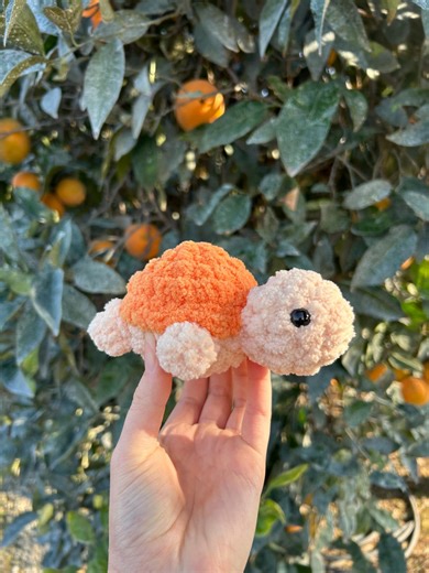 Crochet Turtle Plushie, Handmade Mini Stuffed Animal, Crocheted Baby Sea Turtle, Small Handmade Plush - Etsy