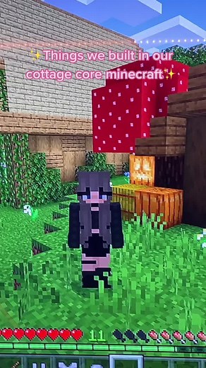 Head Movements to Cottage Core Minecraft Song