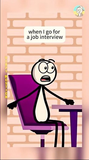 Job Interview!🤣🤣#shorts #funny #derpymcstick