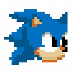 Download sonic game,pixel art.  old classic video game, pixel design vector illustration