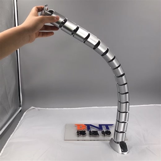 Material Under Desk Snake Cable Manager Cable Wire Management Computer Desk ABS for Office Cable Management 20 Pcs/ctn BCM-01