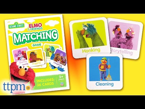 Sesame Street Elmo & Friends Matching Game from MasterPieces Review | TTPM Toy Reviews