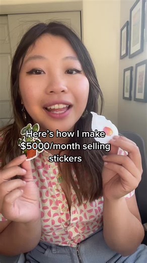 turns out the starving artist stereotype is true #artistsoftiktok #stickers #stickershop