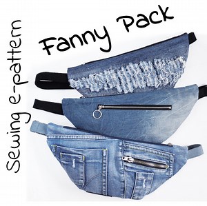 DIY Sewing Fanny Pack Pattern, Bum Bag, Moon Bag, Printable PDF Pattern and Instructions to Make Waist Bag, Easy Photo Tutorial Download - Etsy UK