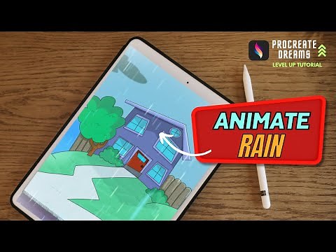 Procreate Dreams Level Up Tutorial - Animate Rain!