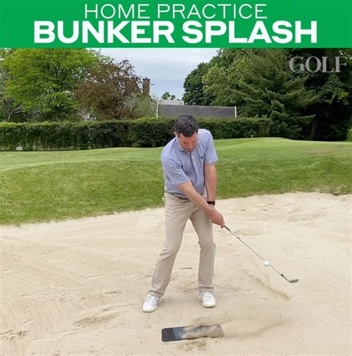 33K views · 184 reactions | The key to successfully splashing out of the bunker is turning your body all the way through to the finish. | GOLF.com | Facebook