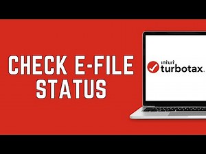 How Do I Check My E-File Status On TurboTax 2024 | Check My E File Status Online