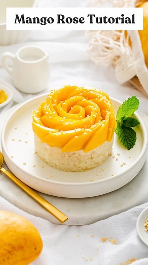 11K views · 86 reactions | Have you ever made a mango rose? ✨...