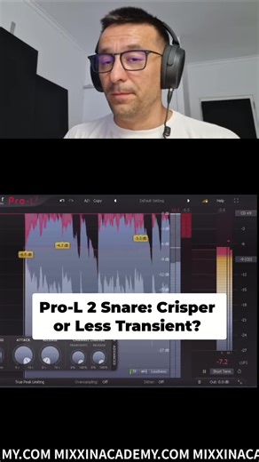 Pro-L 2 vs. Other Limiters_ Snare Transient Comparison If you want to learn more about music production, check out my bio! #musicproduction #musicproducer #soundengineering #soundengineer #learnmusic #production