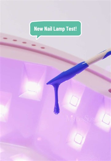 New Nail Lamp Test! Let's see how fast our newly upgraded P-PLUS30GT nail lamp cured the gel! Hot Sale Now! Check my shop to get this new lamp! #melodysusie #nailsalon #naillamp #nailtools #nail