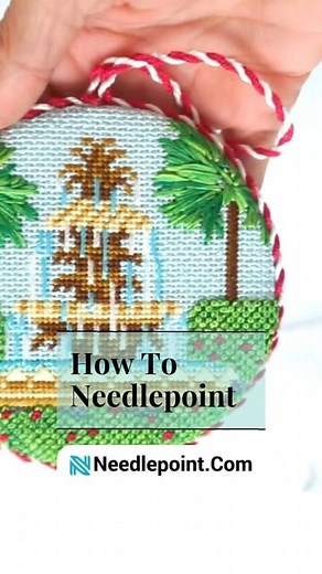 Needlepoint.Com on Instagram: "Learn how to Needlepoint with us! Check out the full video on the Learn page on our website! . . . #needlepoint #needlepointdotcom #diy #hobby #stitch"