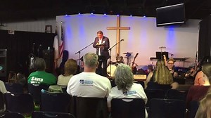 Sharing the Good News at Crossroads Chapel! Next service starts at 11am. #mnstatefair | Grace Place