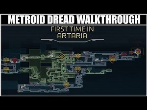 Metroid Dread Walkthrough (Part 1) - Getting Charge Beam, Spider Magnet, & Phantom Cloak in Artaria