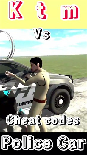 All New Cheat codes Ktm Vs Police Car #indianbikedriving3d #gta #gaming