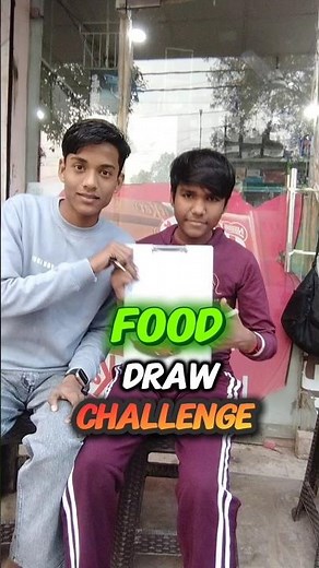 Turning drawings into real food #shorts #vlog #challenge #foodchallenge