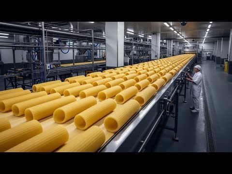 Inside the World’s Most Advanced Pasta Factory 🍝 | From Wheat Fields to Fully Packaged Pasta