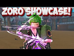 BEST ZORO SHOWCASE FOR ROBLOX *SEAS BATTLEGROUNDS* NEW UPDATE!