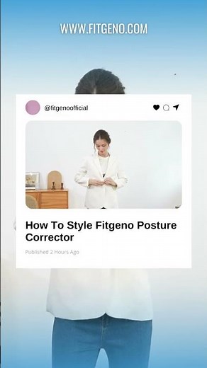 How to Style your posture corrector back brace