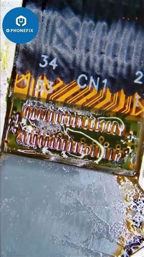 How to quickly resolder mobile phone chip solder balls? #phonerepair #ecufixtool