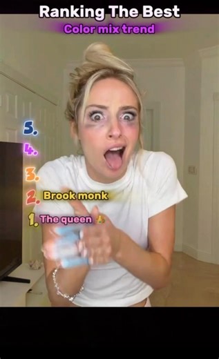 Ranking the BEST Color Mix Trend 🤯🎨 #shorts #colormix #viraltrend