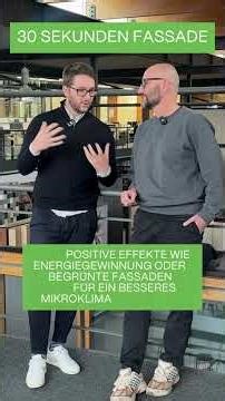 30 Sekunden Fassade mit Paul-Rouven Denz