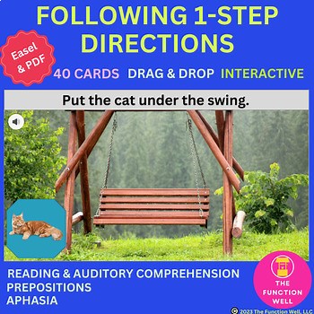 Following Directions (1 Step) Aphasia, Receptive Language, Adult Speech Therapy