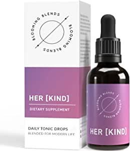 Liquid Vitamins for Women - Vegan Blend Immune Support Tonic for Female Health, Stamina, Healthy Nails - Natural Herbal Wellness Drops with Chlorella, Ashwagandha, & Rosehip - 50ml