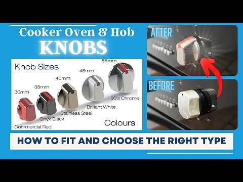 How to Choose Universal Cooker Oven Hob Control Knobs Pack of 4 How to Fix and Replace