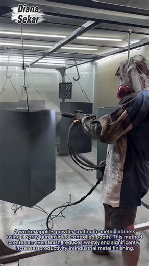 Industrial Powder Coating Process | Fast Metal Painting Technique