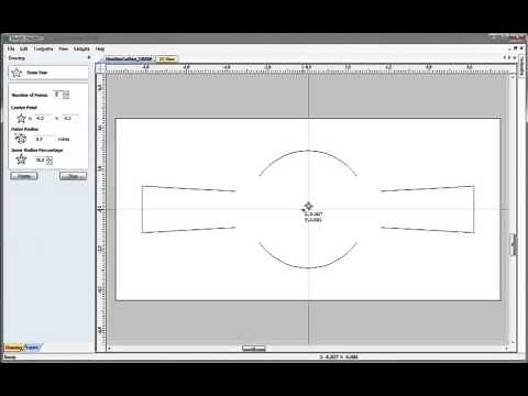 Vectric V8 Tutorials - Five Star Drawing