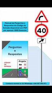 Manuais de Código de Estrada em PDF disponíveis para si. Whatsapp 957 944 973 | Código de Estrada com Instrutor Gravata