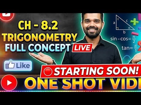 class 10th math chapter 8.2 trigonometry full chapter yt par
