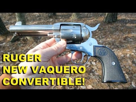 Ruger New Vaquero Convertible! 45LC/ACP Stainless Cowboy Six Shooter