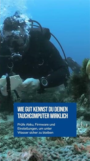 Sichere Anwendung von Tauchcomputern