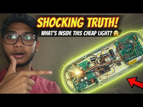 I Opened the Light. You WON'T BELIEVE What I Found Inside This Cheap LED!