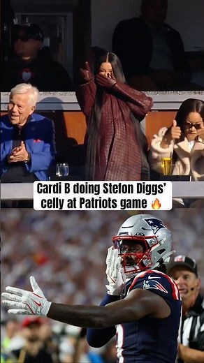 Cardi B showing love to Stefon Diggs 🙌
