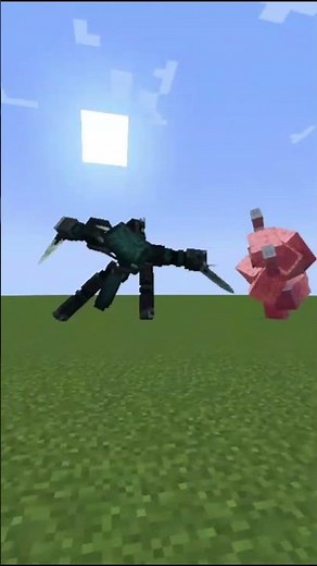 Lucky blocks La batalla de dos jefes temibles #minecraft #gaming #clips #bossfight