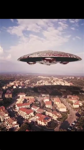 IN ITALIA PER POCHI SECONDI IL DRONE FILMA QUESTA BELLA ASTRONAVE