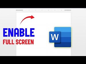 How To Enable or Disable Full Screen Mode In Word