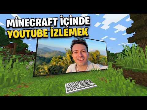 Minecraft’ta Enes Batur’un Videosunu İzledim! (Web Displays Mod) Minecraft İçinde YouTube İzlemek!